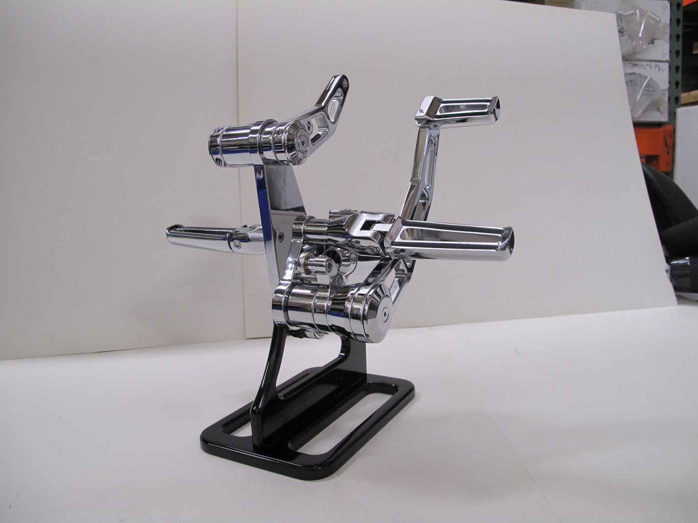 FXR CHROME FORWARD CONTROLS HARLEY FXRS/P/T – Outlaw Cycle Products